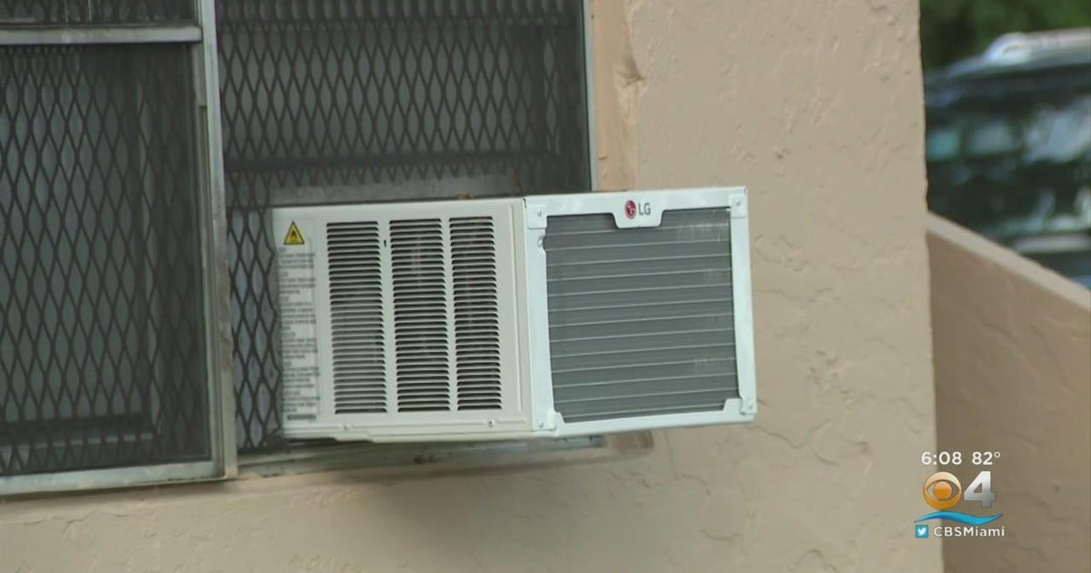 Public housing units get AC units - CBS Miami
