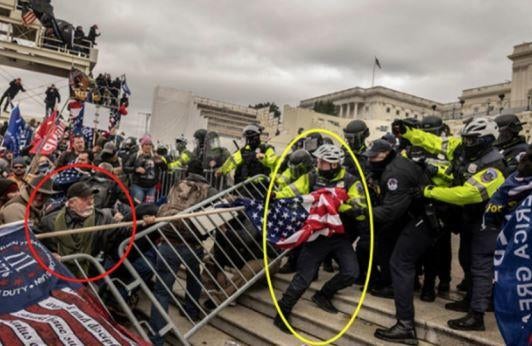 Dale Huttle charged with assault in Jan. 6 Capitol riot - CBS Chicago