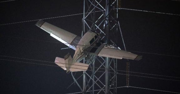 Before a small plane crashed into power lines and tower in Maryland, an ...