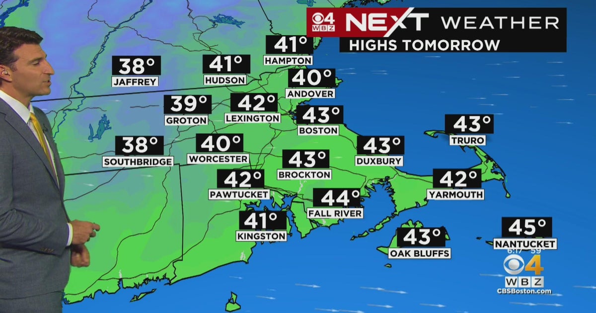 Next Weather: WBZ Evening Forecast For November 30, 2022 - CBS Boston
