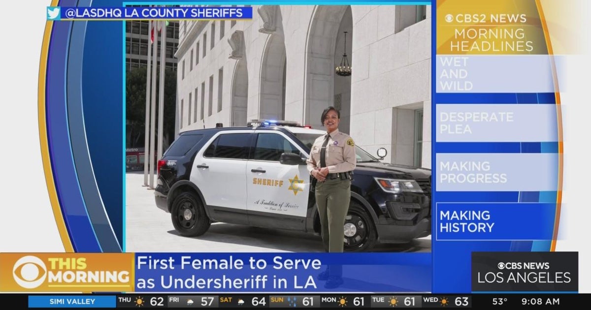 First female to serve as undersheriff in the LA Sheriff's Department ...