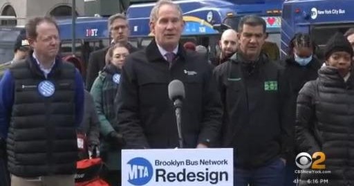 MTA announces plan to overhaul Brooklyn bus service - CBS New York