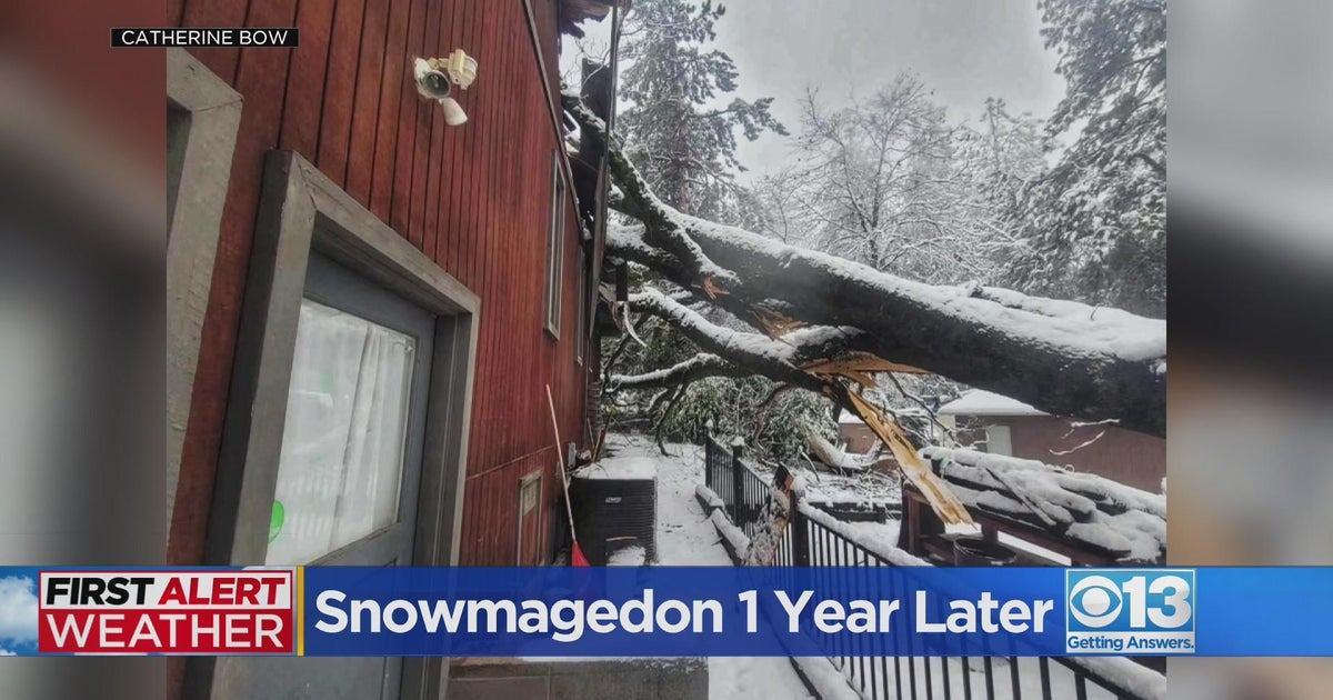 Alta Sierra remembers snowmageddon 1 year later - CBS Sacramento