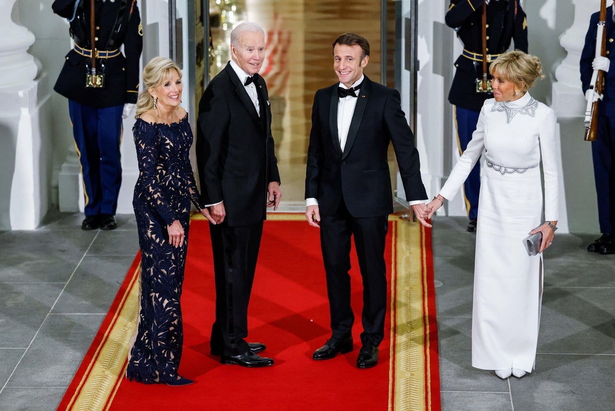 Bidens' first White House state dinner a star-studded affair - CBS News