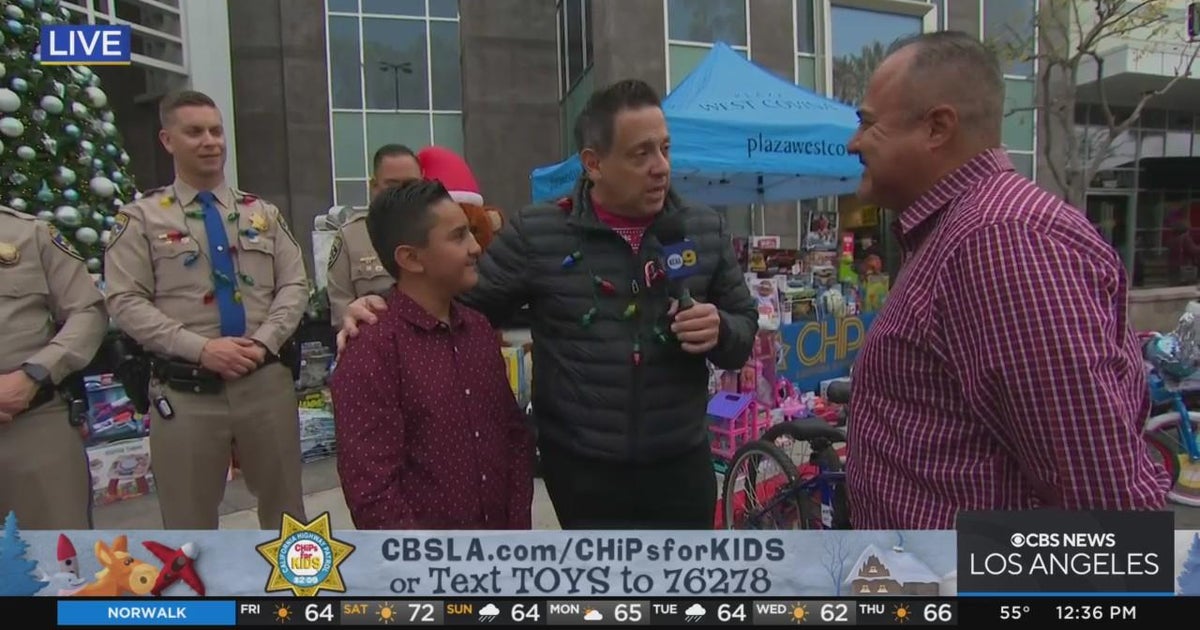 CHiPs For Kids - Plaza West Covina with sponsors - CBS Los Angeles