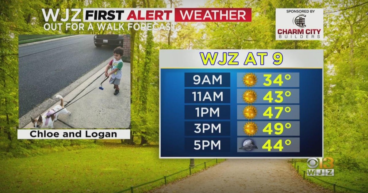 Meteorologist Tim Williams has your Friday morning forecast - CBS Baltimore