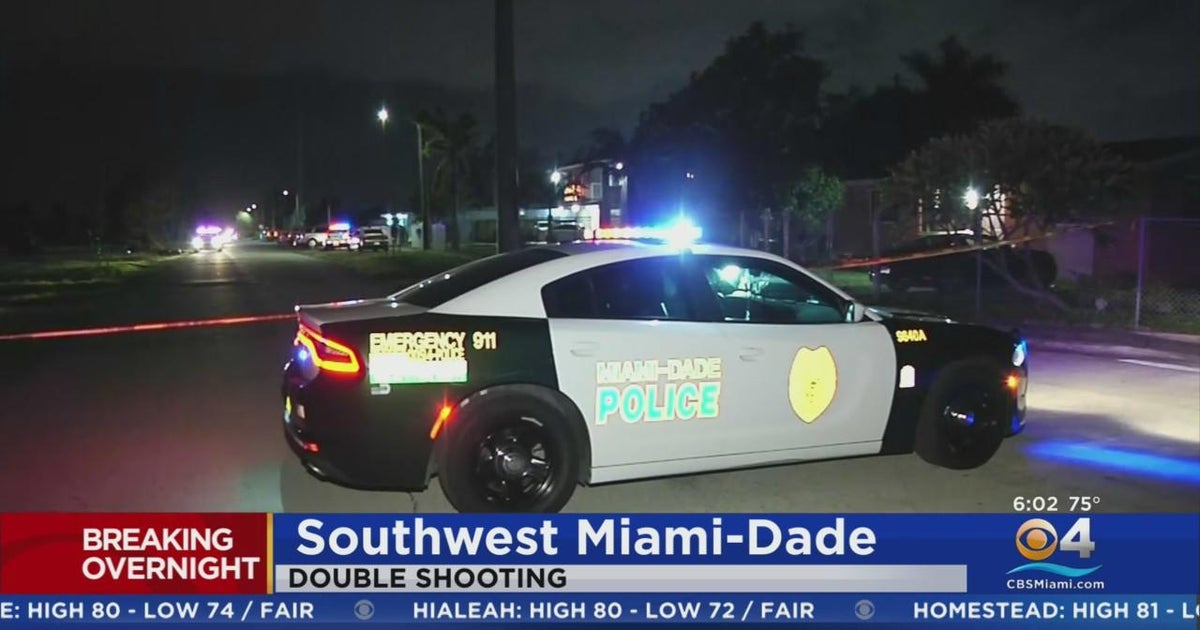 Double shooting in SW Miami-Dade - CBS Miami