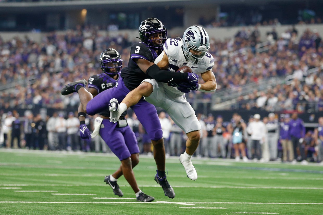 No. 3 TCU loses 31-28 in overtime to Kansas State in Big 12 title game ...