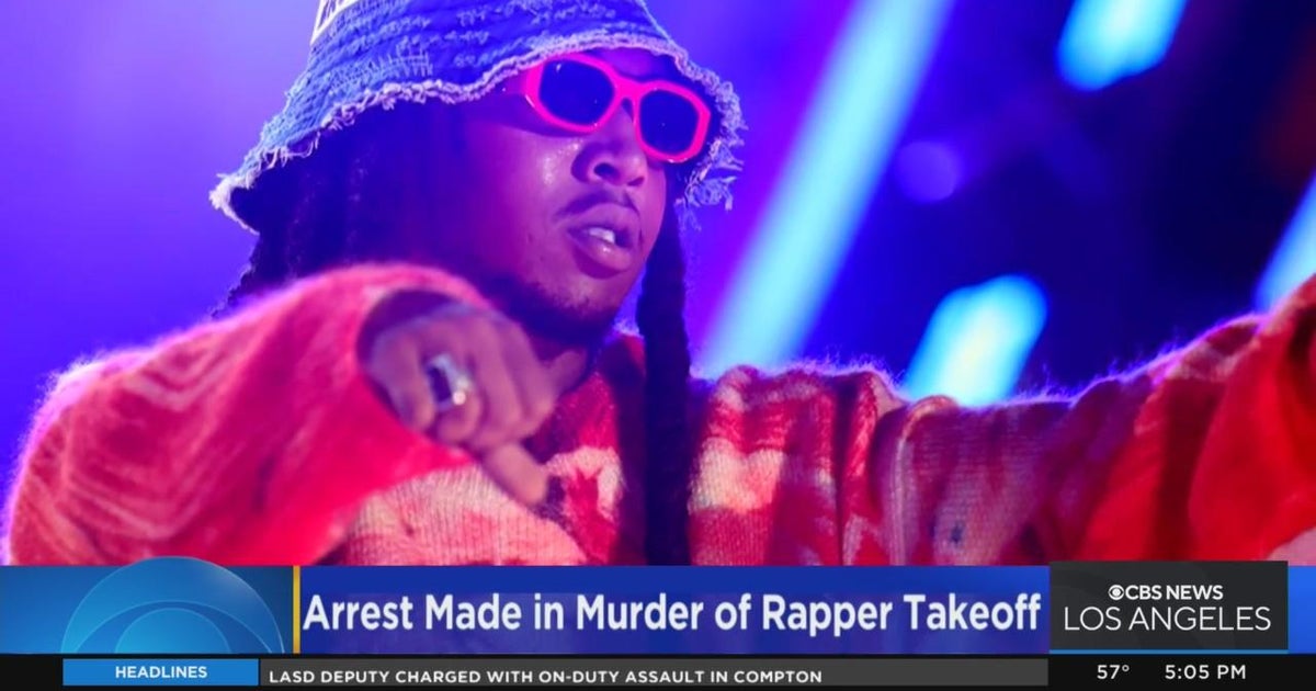Arrest made in fatal shooting of rapper Takeoff in Houston - CBS Los ...