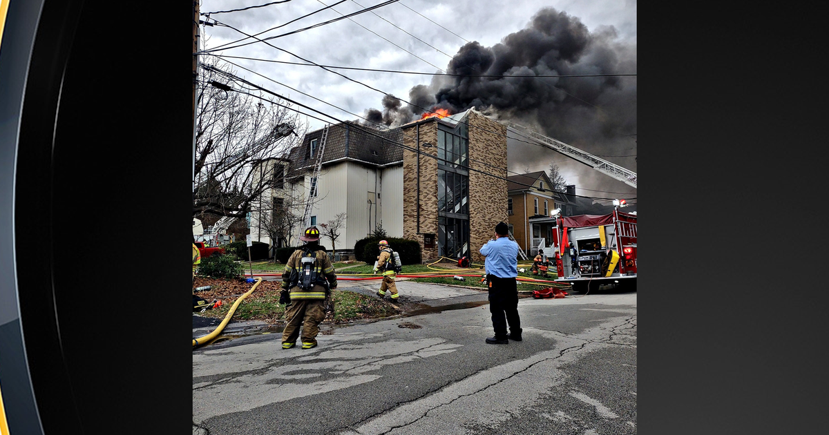 Indiana County apartment fire leaves several displaced - CBS Pittsburgh