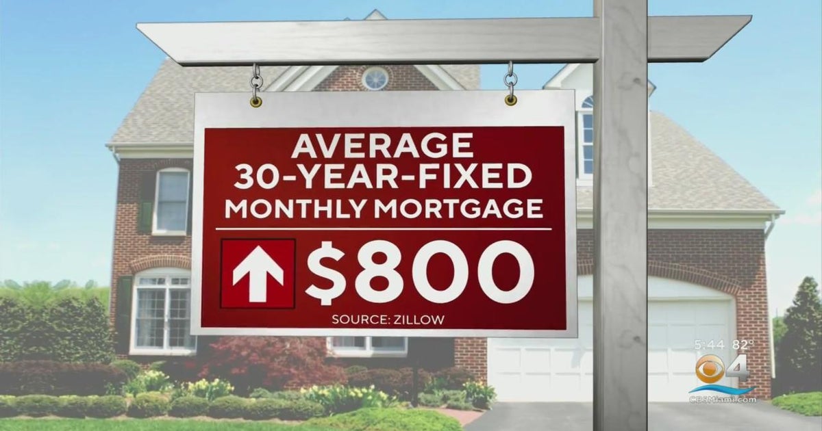 High interest rates cooling off once red-hot housing market - CBS Miami