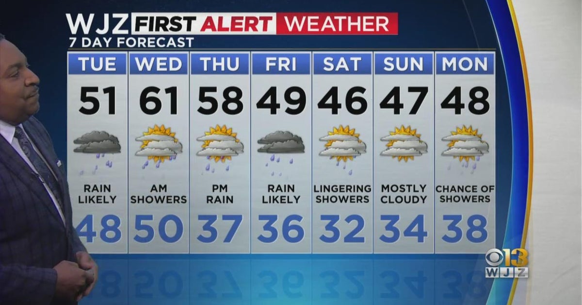 Meteorologist Tim Williams has your Tuesday morning forecast - CBS ...