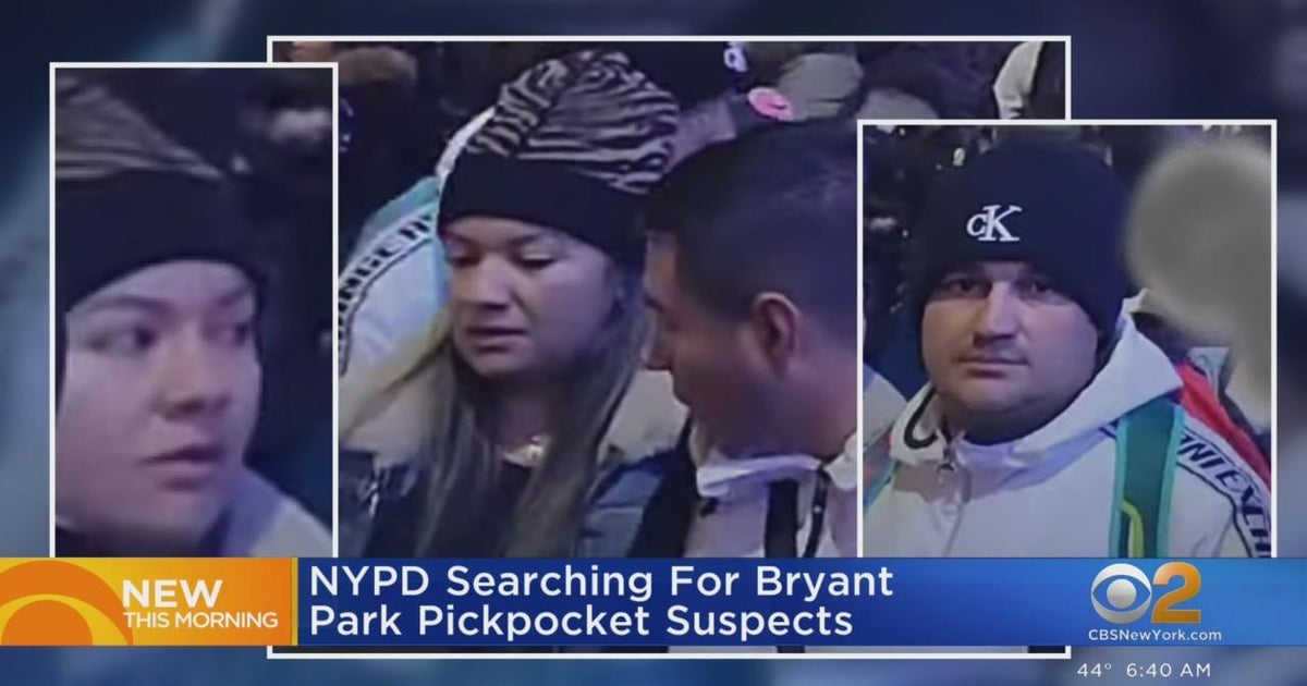Pickpocket incidents under investigation at Bryant Park - CBS New York