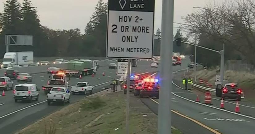 Two people hit and killed along I-5 near Sutterville Road - CBS Sacramento