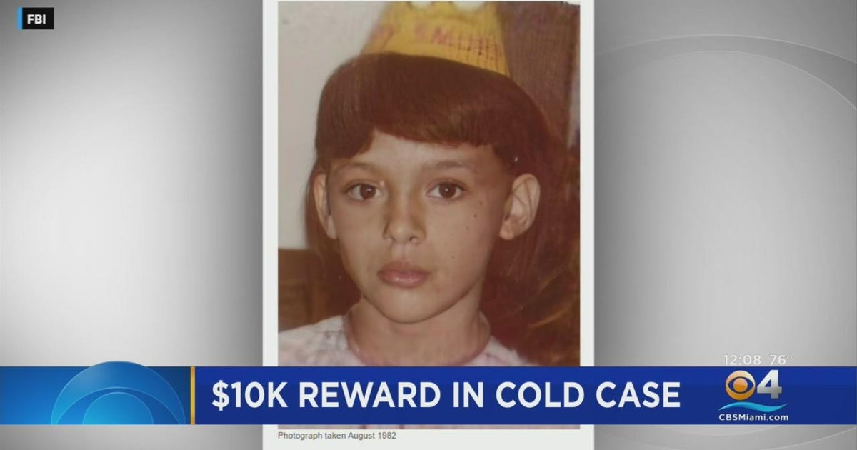Reward increase to $10,000 in Homestead missing person cold case - CBS ...