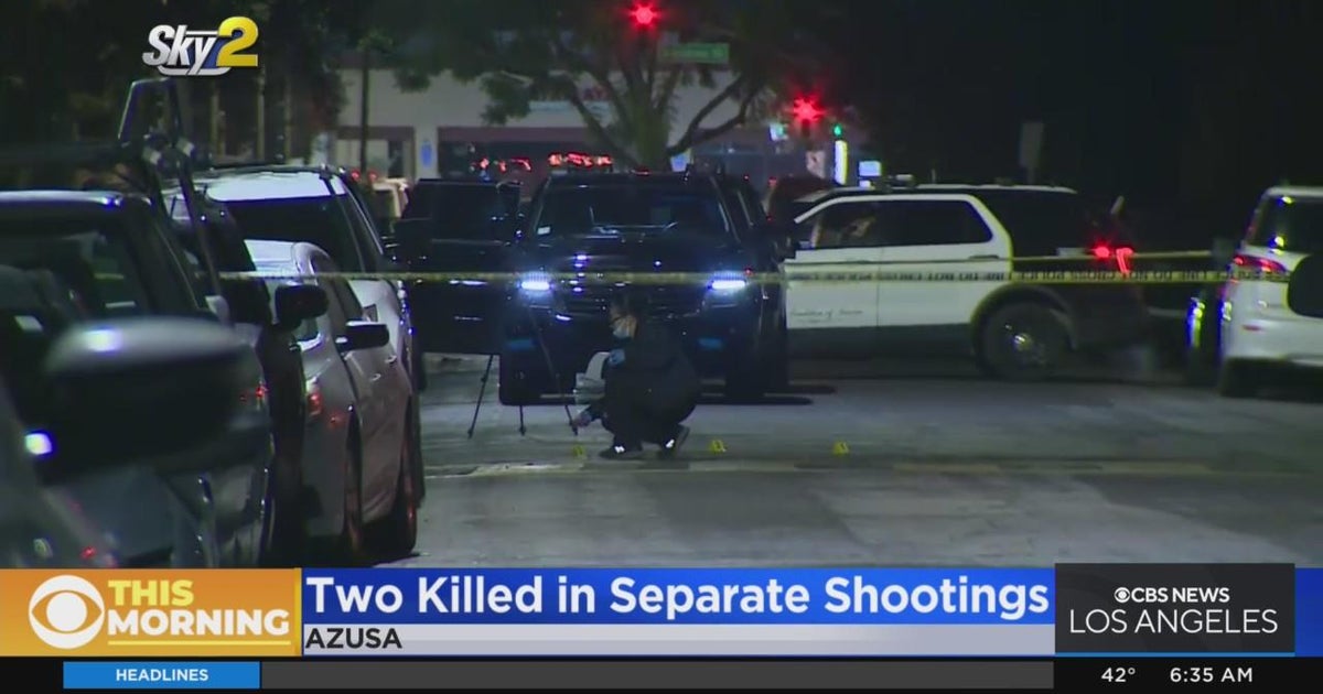 Juvenile killed in second Azusa shooting in 2 days - CBS Los Angeles