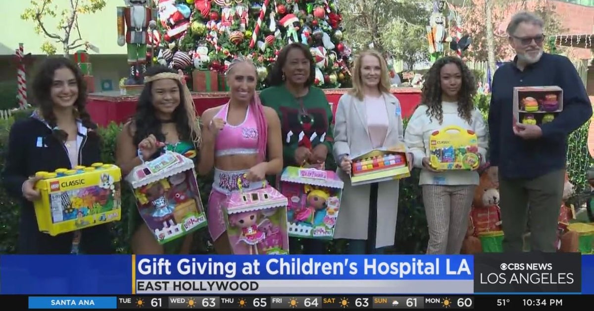 CBS stars spread holiday cheer to the kids at the Children's Hospital ...
