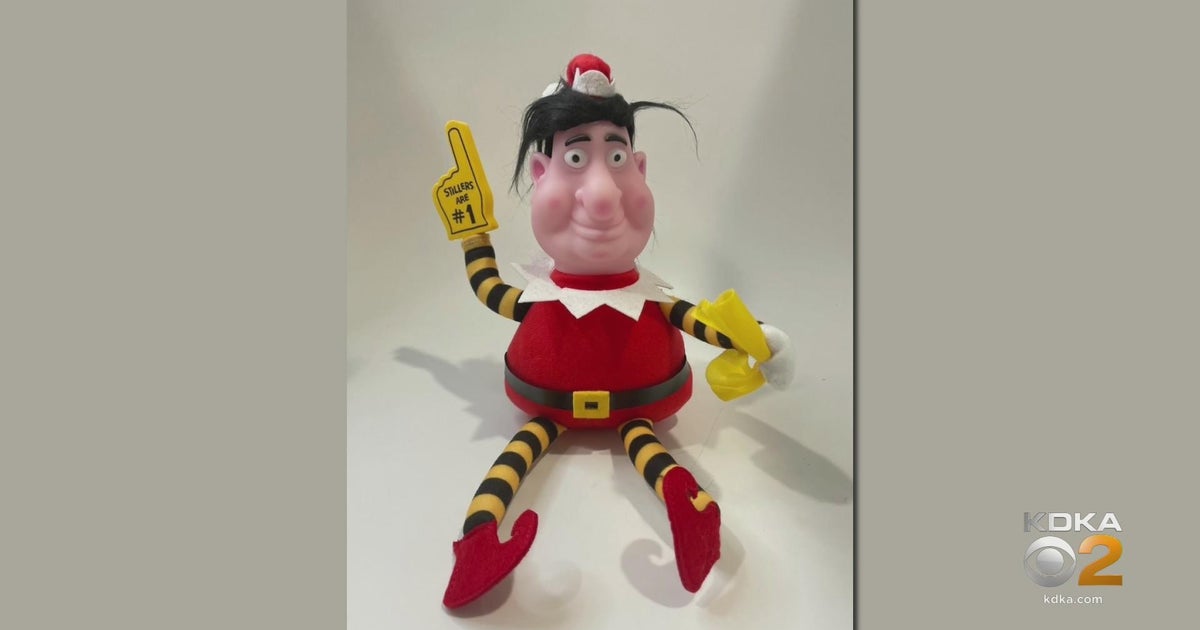 Yinzer Elf on a Shelf for sale this Christmas - CBS Pittsburgh