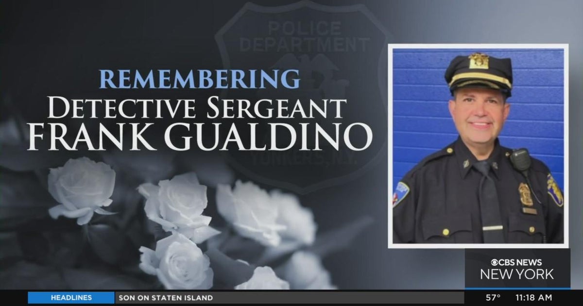 Full video: Funeral for Det. Sgt. Frank Gualdino - CBS New York