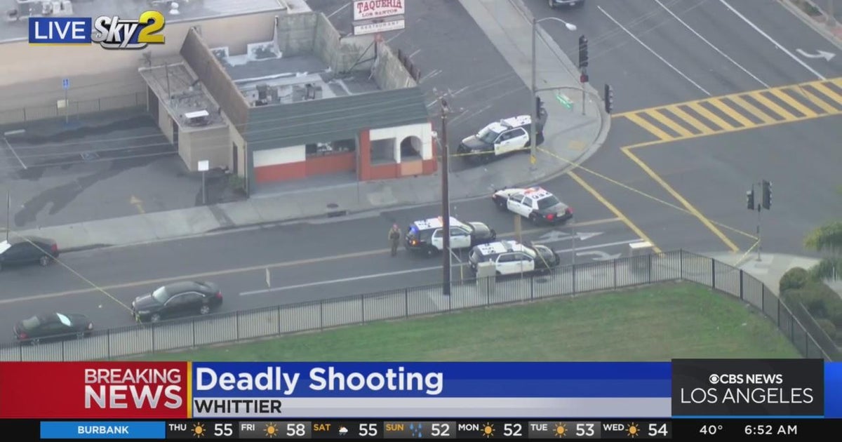 Man shot dead in Whittier, 2 suspects at large - CBS Los Angeles