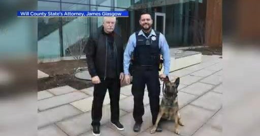 Forfeited drug money used to buy Joliet K9 'Reno' - CBS Chicago