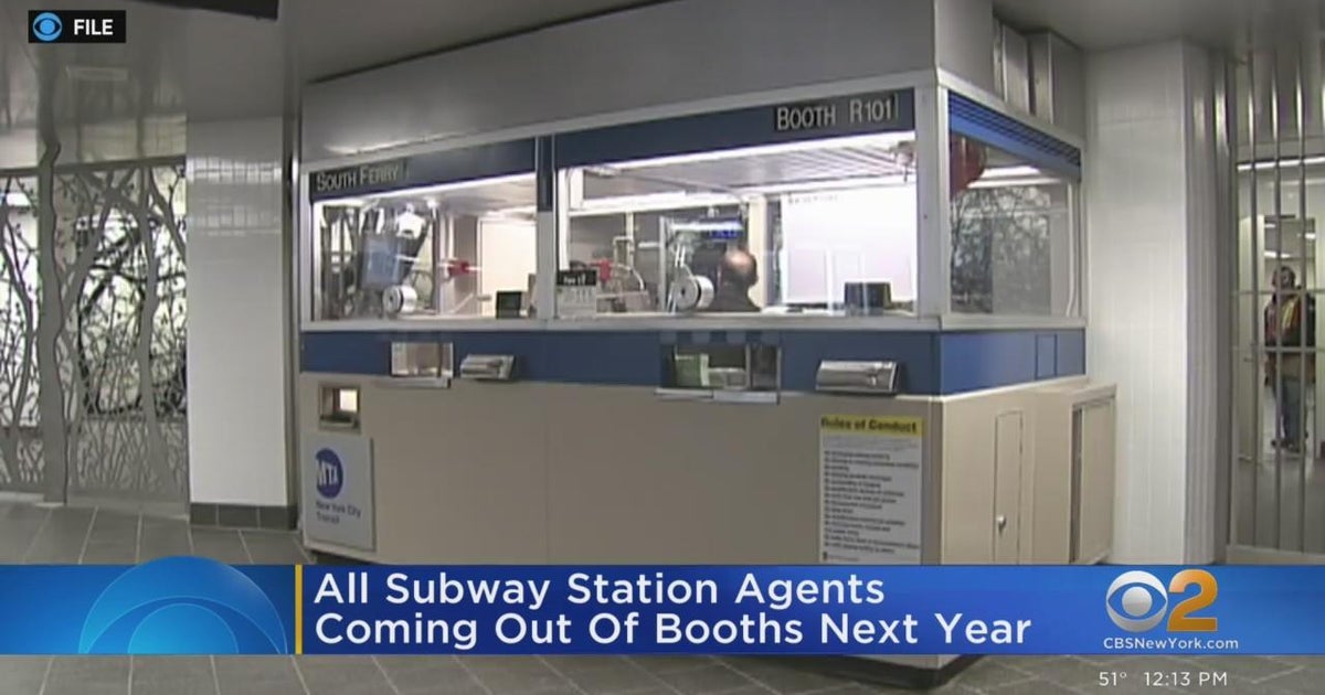 Mta Subway Agents Coming Out Of Booths Cbs New York