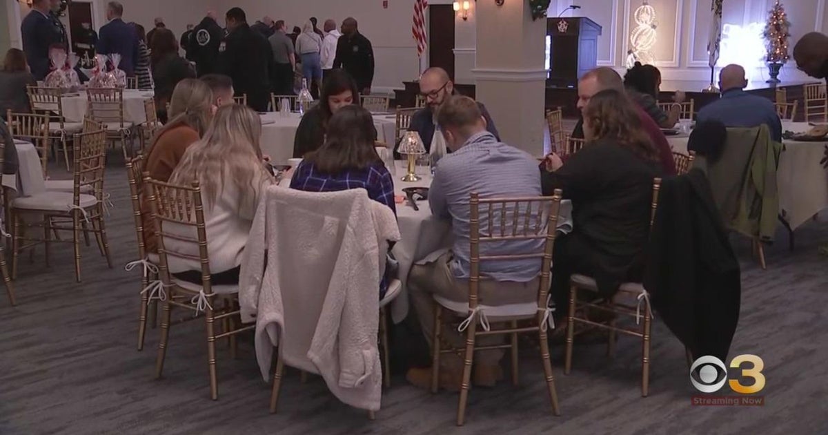 Families of fallen officers gather for holiday breakfast - CBS Philadelphia