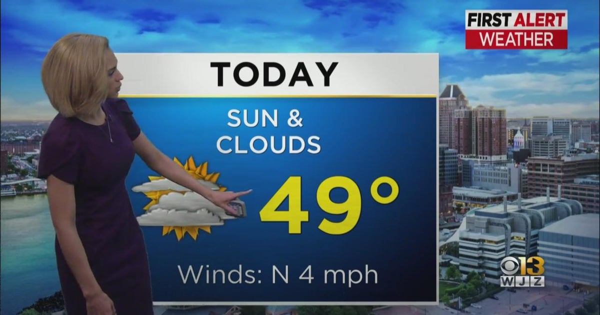 Meteorologist Abigail Degler has your Friday afternoon forecast - CBS Baltimore