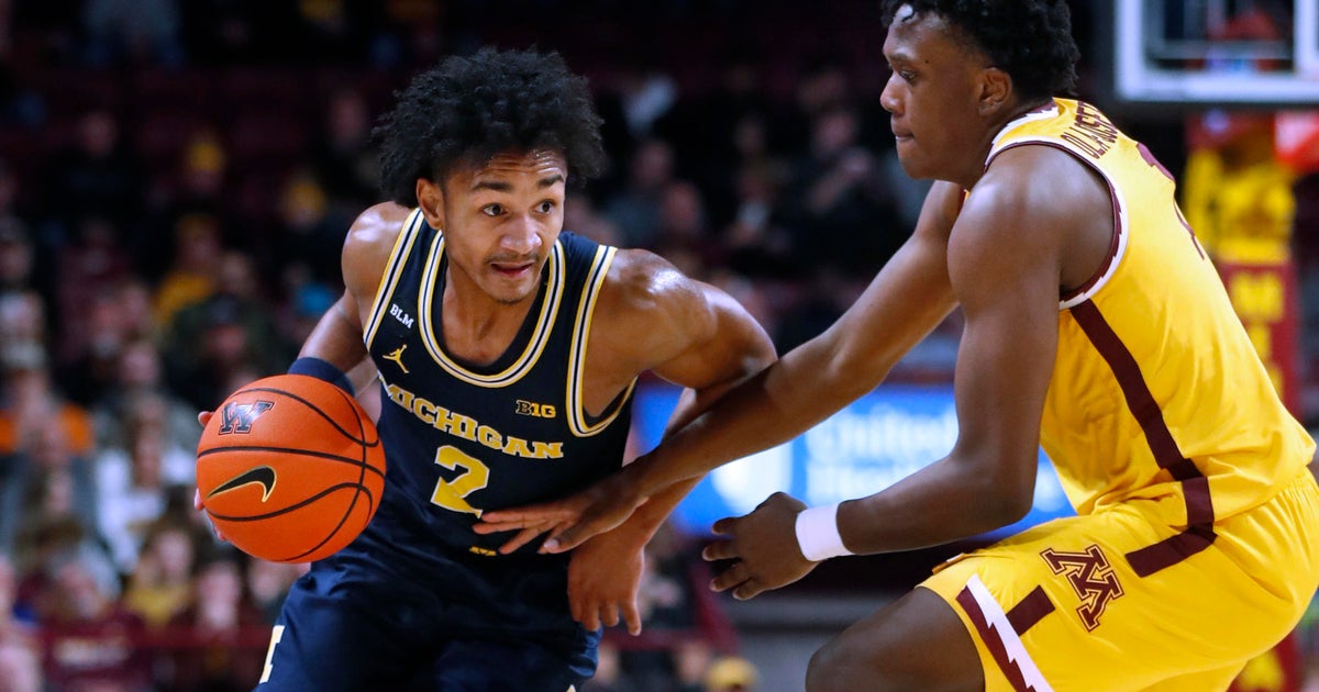 McDaniel shines in first start, Wolverines ease by Gophers 90-75 - CBS ...