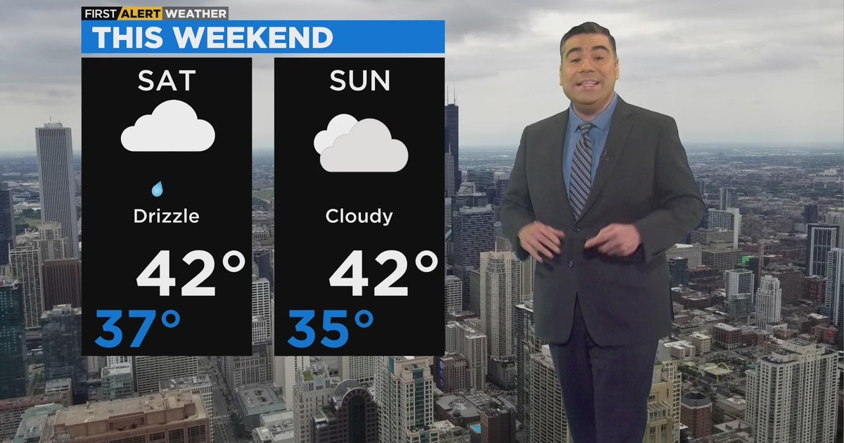 Chicago First Alert Weather: Drizzle Saturday, cloudy Sunday - CBS Chicago