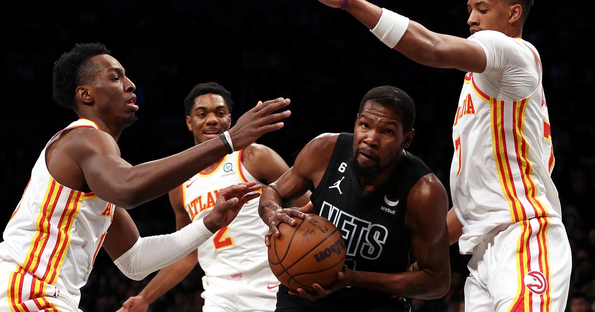 Durant, Irving help Nets edge Hawks to end homestand - CBS New York