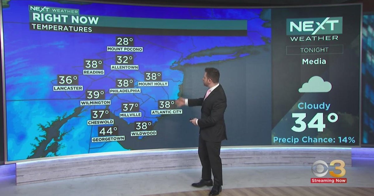 NEXT Weather: Who sees snow? - CBS Philadelphia