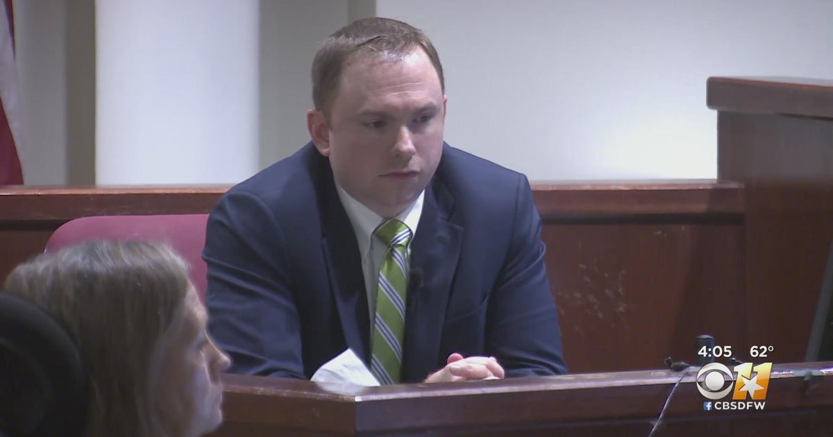 Aaron Dean takes the stand in his own murder trial - CBS Texas