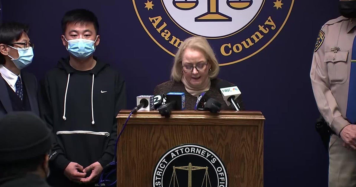 Raw: Alameda County DA O'Malley talks about arrests in Jasper Wu case ...