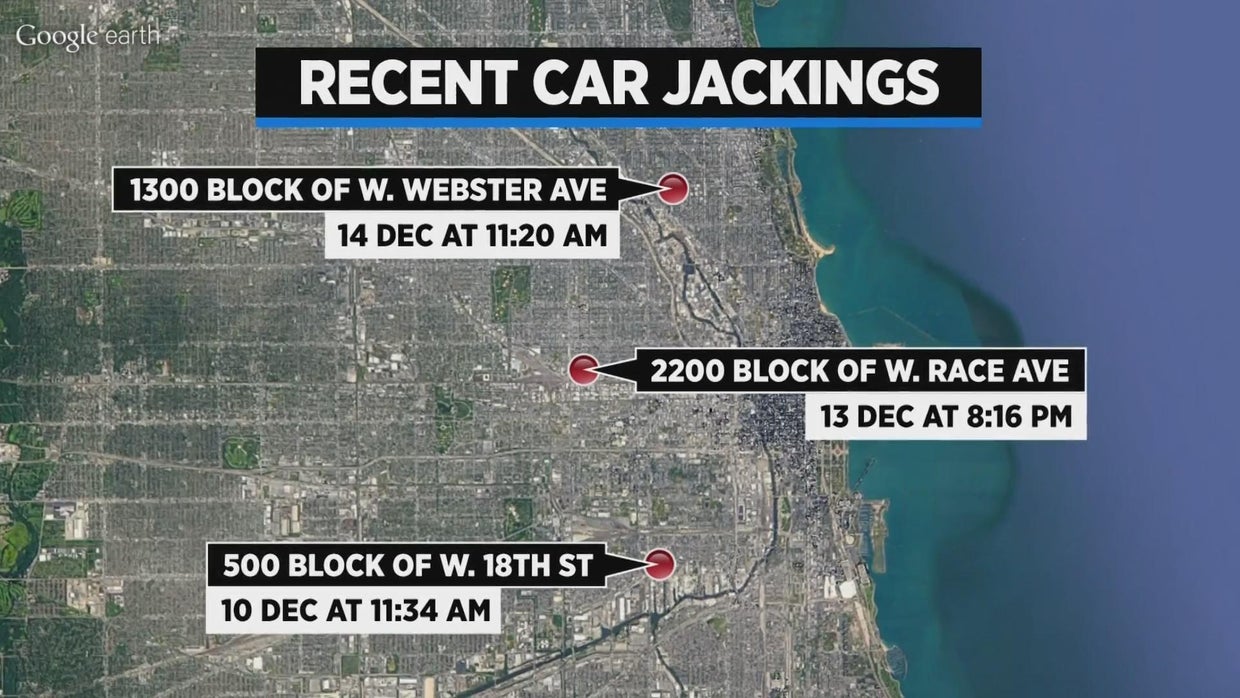 CPD warns of carjackings, robberies on North and West sides - CBS Chicago