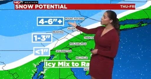 Massive winter storm enters Philly region - CBS Philadelphia