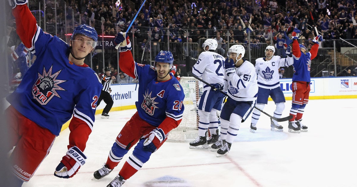 Vesey scores twice as Rangers down Maple Leafs - CBS New York
