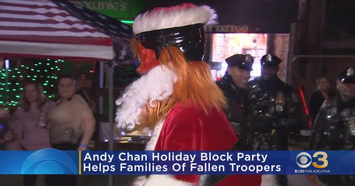 Police, community, Gritty help raise funds for injured officer - CBS ...