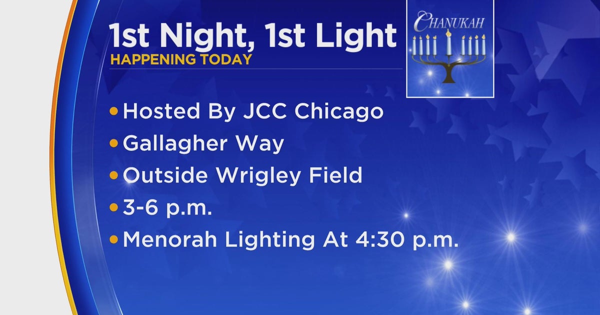 'First Night, First Light' at Gallagher Way Sunday - CBS Chicago