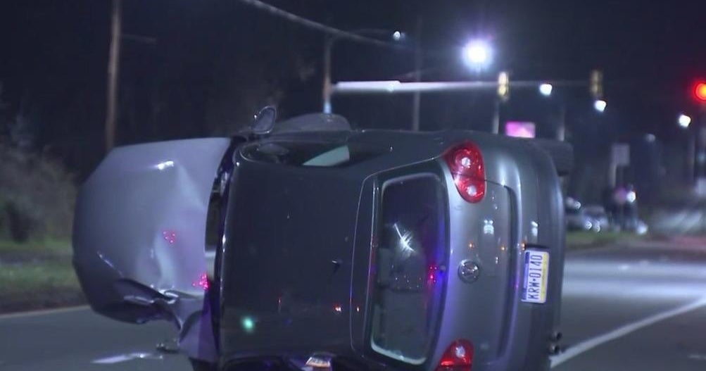 Man in critical condition after being ejected from car - CBS Philadelphia