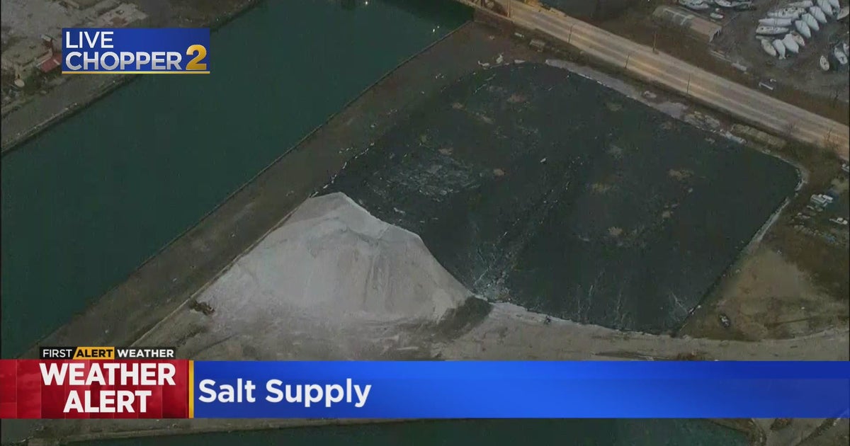 City has salt piles at the ready ahead of winter storm - CBS Chicago