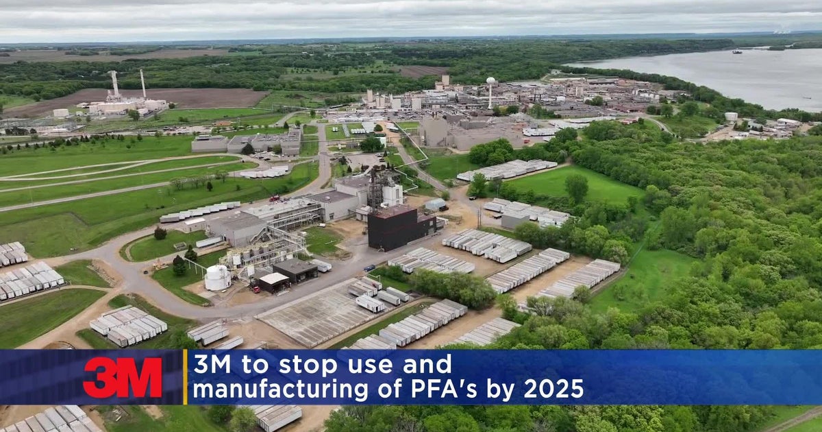 3M plans to end manufacturing and use of PFAS by end of 2025 - CBS Minnesota