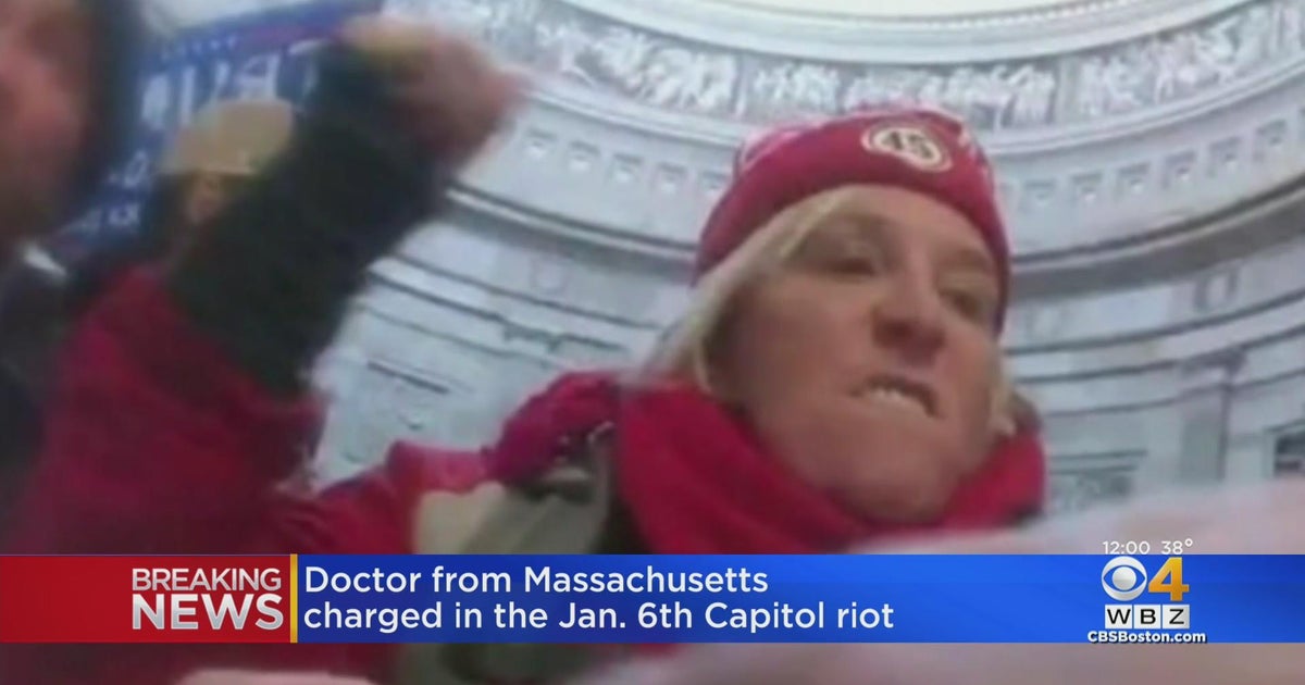 Massachusetts doctor charged in Jan. 6 Capitol riot - CBS Boston