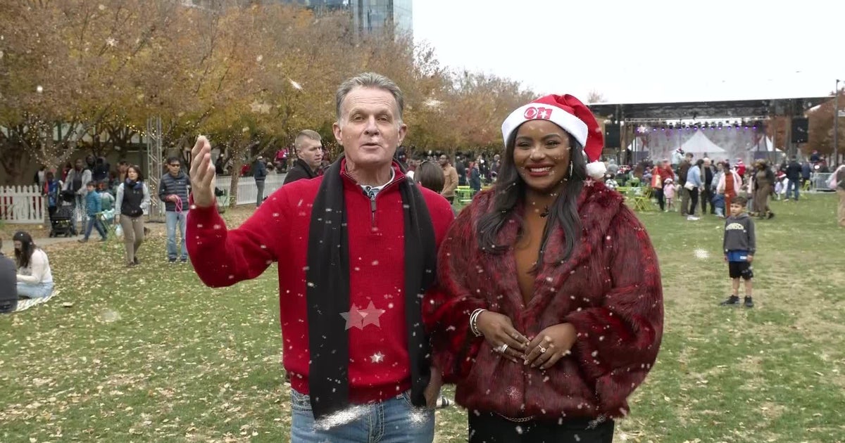 Klyde Warren Park Tree Lighting Celebration 2022 - CBS Texas