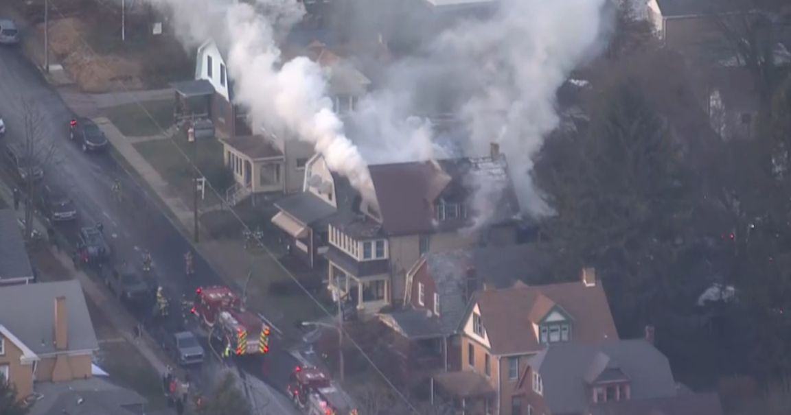 1 sustains minor injuries after house fire in Butler - CBS Pittsburgh