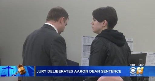 Jury to continue deliberating Aaron Dean sentencing on Tuesday - CBS Texas