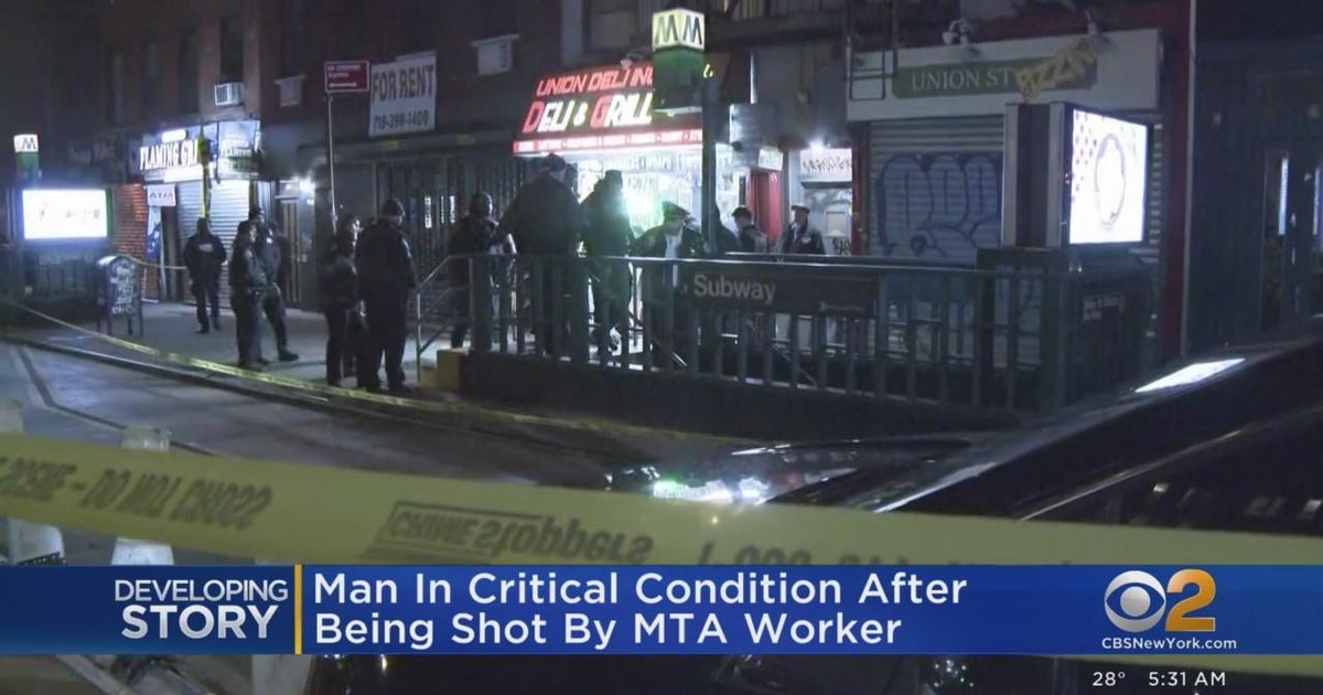 MTA worker opens fire at Brooklyn station - CBS New York