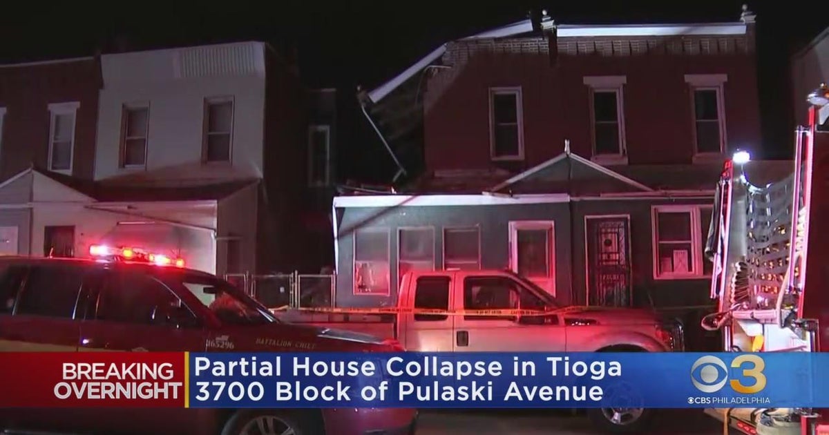 Part of vacant house has collapsed in Philadelphia's Tioga neighborhood ...