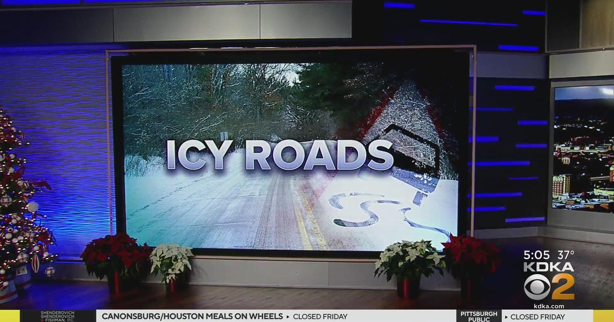 Driving Tips: Navigating icy road conditions - CBS Pittsburgh