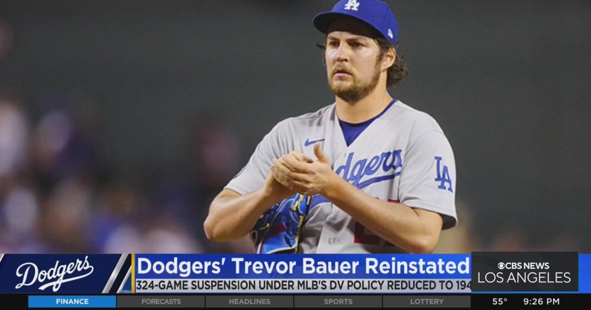 Trevor Bauer reinstated to Dodgers roster after suspension cut to 194 ...